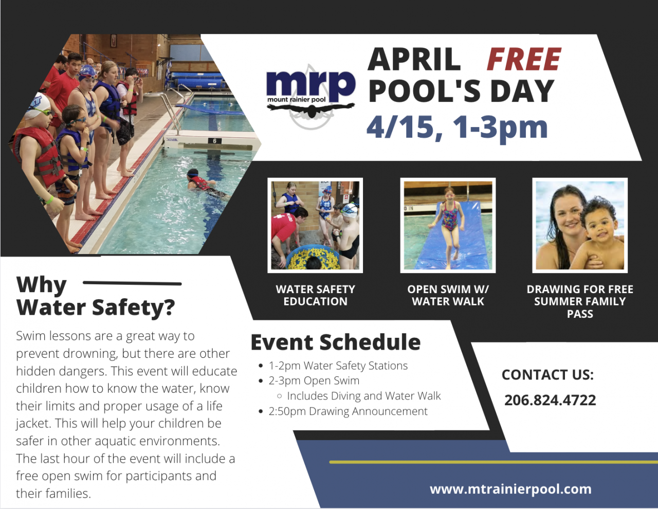 April Pool's Day Event - Mt. Rainier Pool